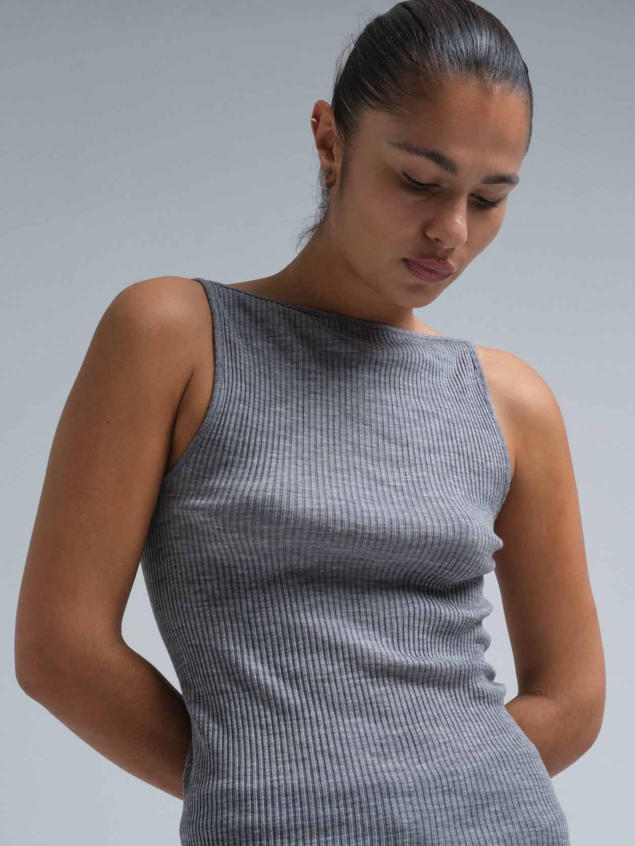 Fresco | Merino wool - Grey Melange – Seamless Basic